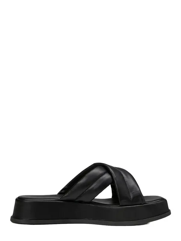Marc O'polo Platform Crossover Strap Sandals - Black