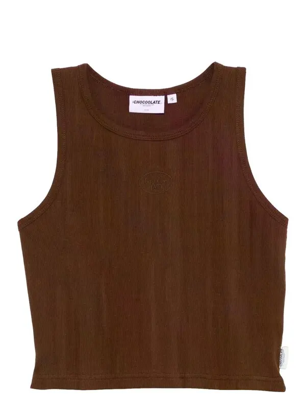 CHOCOOLATE Logo Tank Top - Brown