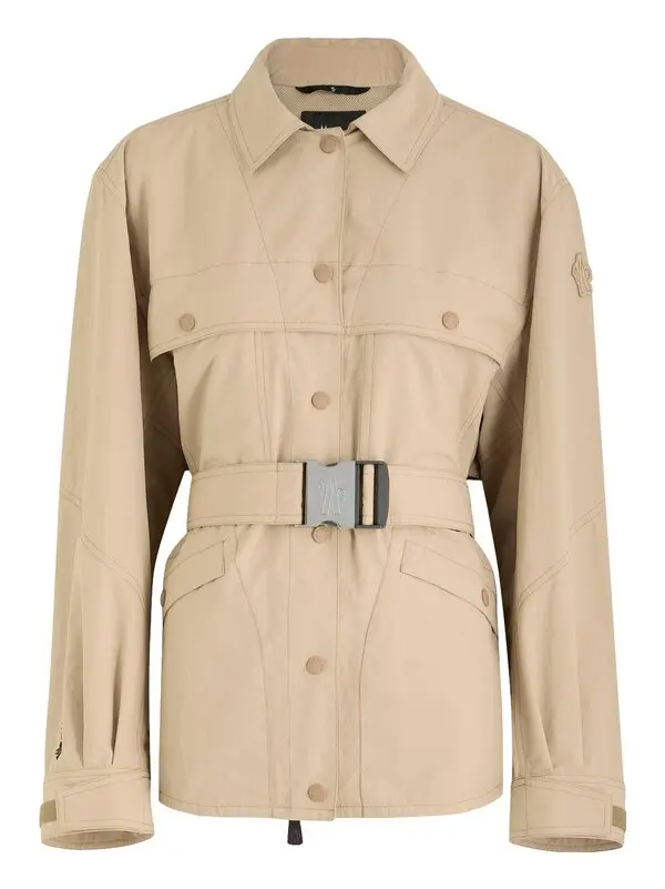 Moncler Kaeng Shell Shirt Jacket - Beige