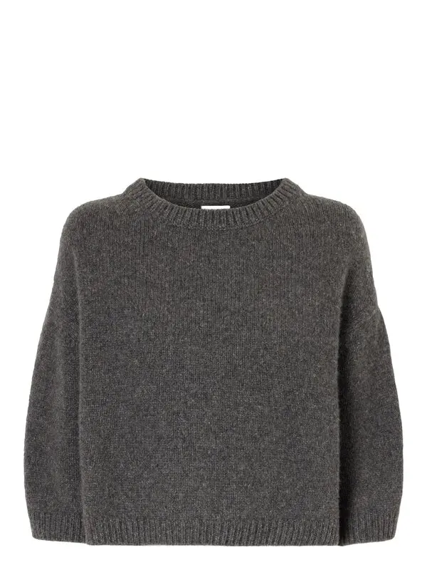 Khaite Sabina Cashmere Sweater - Gray