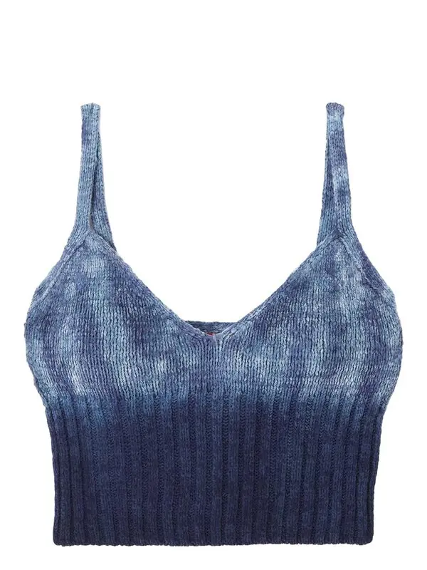 Altuzarra Hand-dyed Silk Bralette - Blue