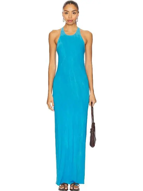 Cotton Citizen Marbella Maxi Dress In . Also - Blue