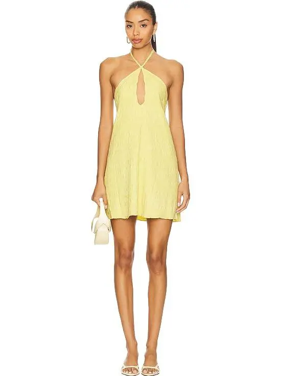 MORE TO COME Kindall Mini Dress In . Also - Lemon