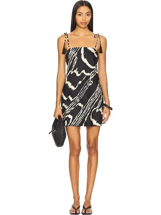 Eugenia Fernandez Gorgasia Mini Dress - Black