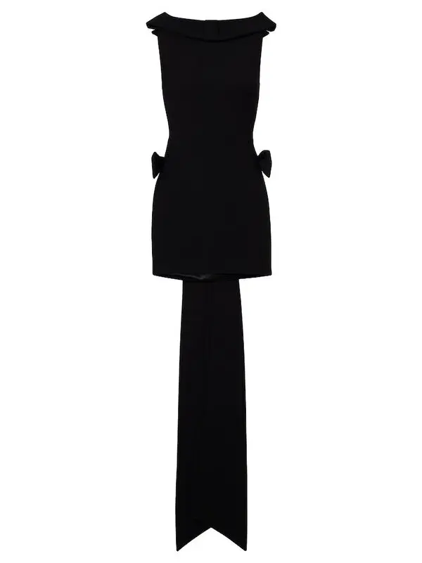THE NEW ARRIVALS ILKYAZ OZEL Daphne Crepe Cocktail Dress - Black