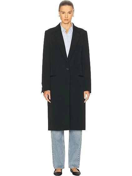 TOTEME Classic Tailored Coat - Black