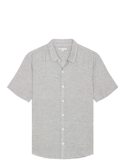 Onia Jack Air Linen Shirt In . Also - Blue