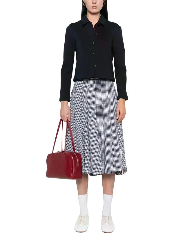 Thom Browne Cardigan With Anchor Buttons - Blue