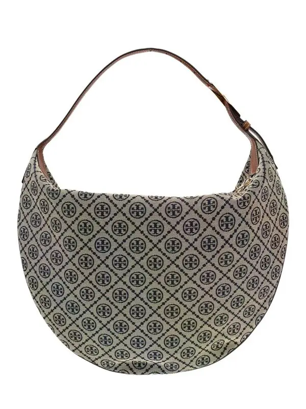 Tory Burch T Monogram Balloon Tote Bag - Neutrals