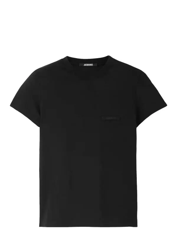 Jacquemus Grosgrain T-shirt - Black
