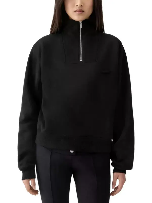 Jacquemus Zip-neck Sweater - Black