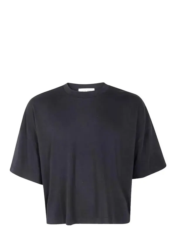 Fear Of God Cotton-blend T-shirt With Rear Logo Patch - Black