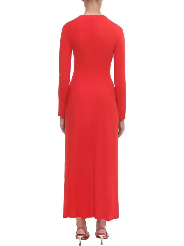 Simkhai Ferrera Midi Dress - Red