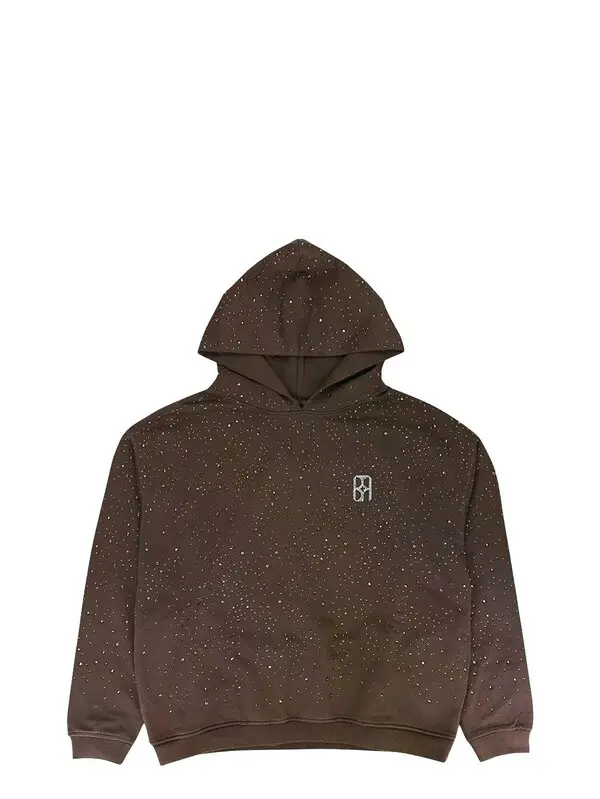 BIRTH OF ROYAL CHILD Starry Sky Diamond Hoodie - Brown