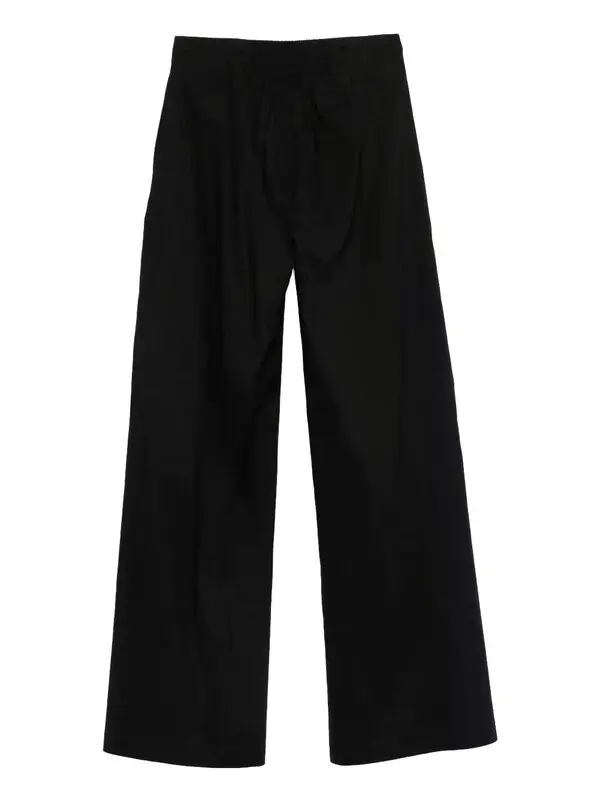 D.exterior Wide-leg Trousers - Black