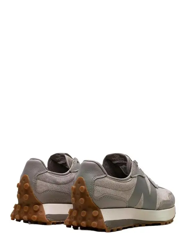 NEW BALANCE 327 Lace-up Padded Sneakers - Brown