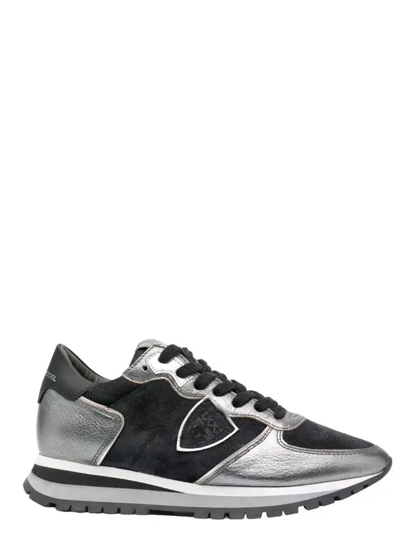 Philippe Model Trpx Leather Low-top Sneakers - Grey