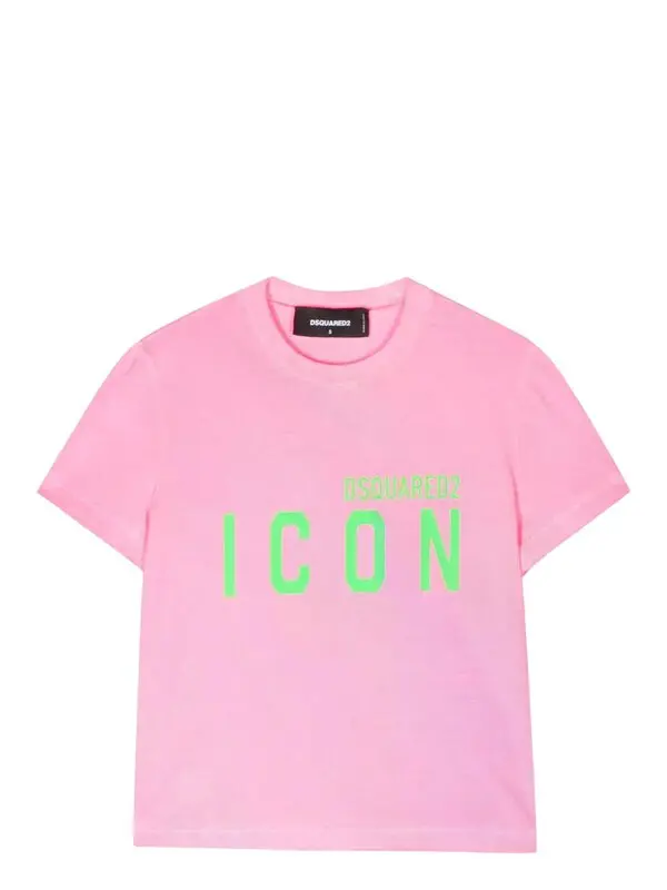 Dsquared2 Icon Cotton T-shirt - Pink