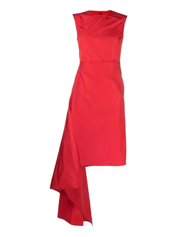 Sofie D'hoore Sleeveless Blouse With Detachable Draped Panels - Red