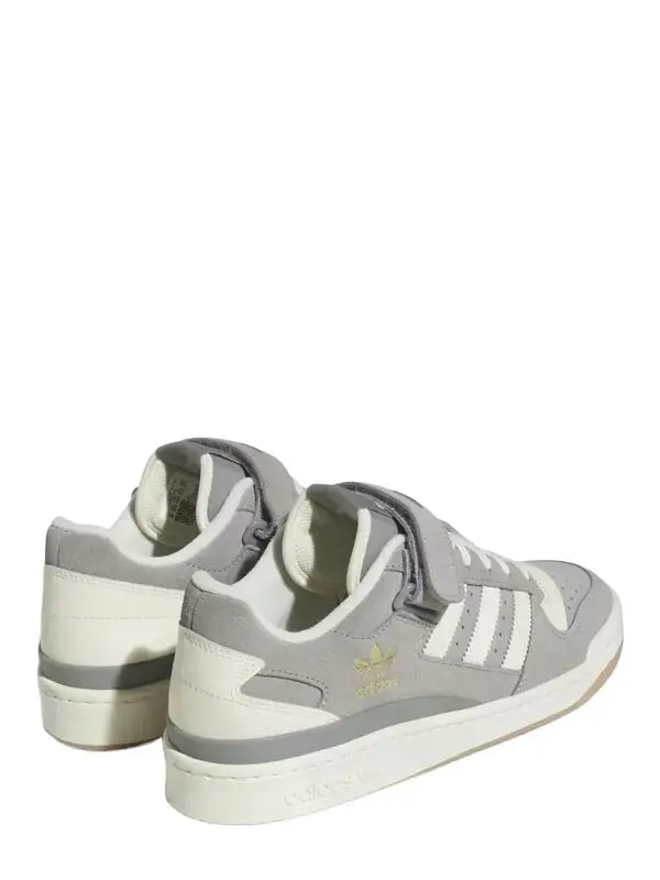 Adidas Forum Low Top Sneakers With Touch-strap And Signature 3-stripes - Grey