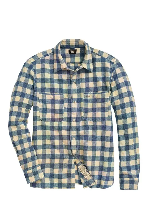Ralph Lauren Farrell Plaid Shirt - Blue