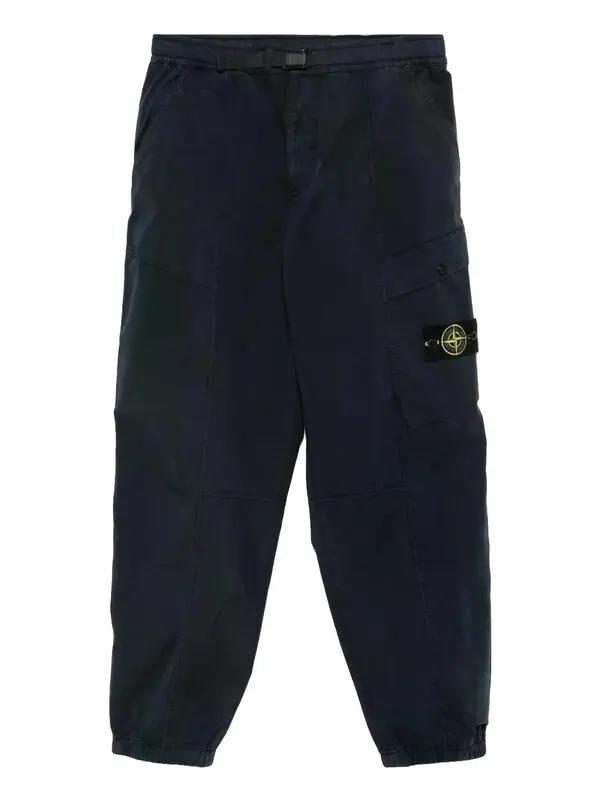 Stone Island Twill Cargo Pants - Blue