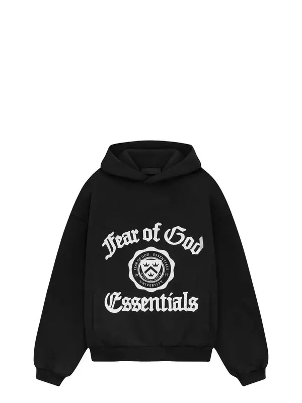 Fear Of God Essentials Relaxed Fit Hoodie - Black
