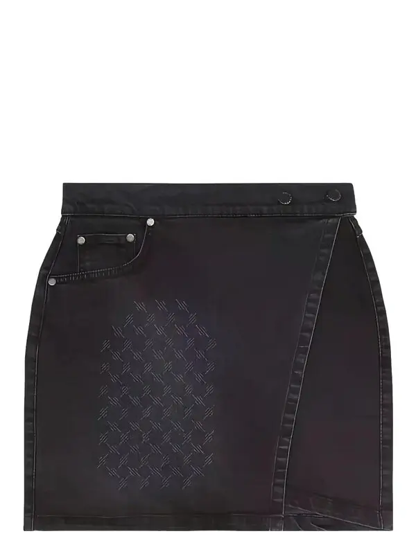 DAILY PAPER Wrap Mini Skirt - Black