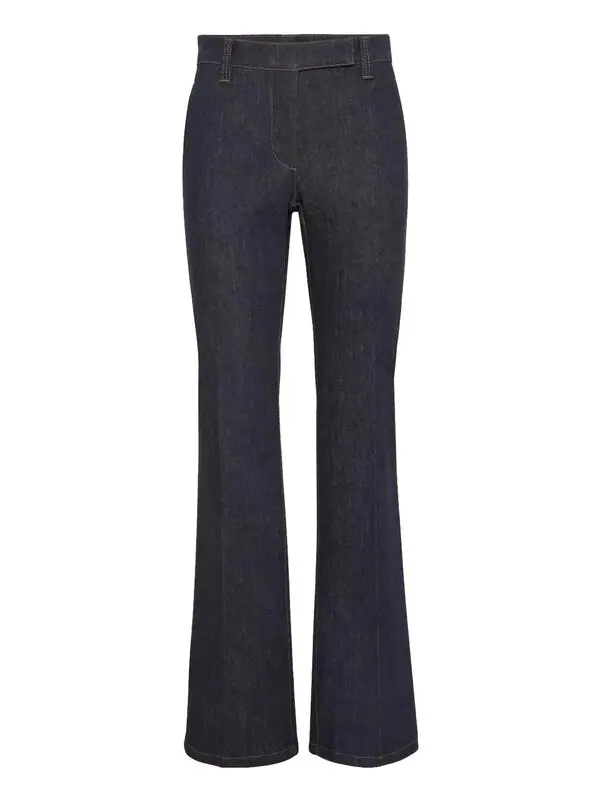 Brunello Cucinelli High-waist Flared Jeans - Blue