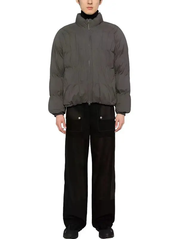 POST ARCHIVE FACTION Decorative Stitching Puffer Jacket - Green