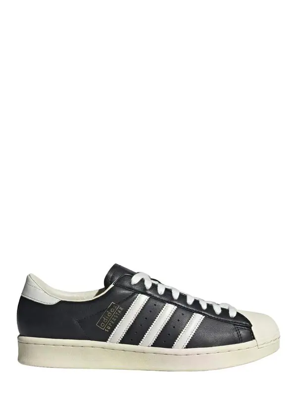 Adidas Superstar Lace-up Sneakers - Black
