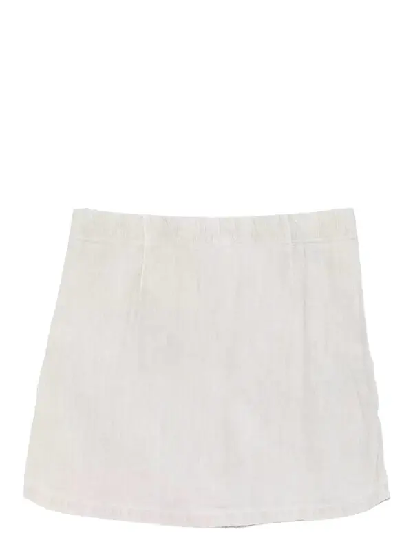 JAMES PERSE Linen Blend Utility Skirt - Grey