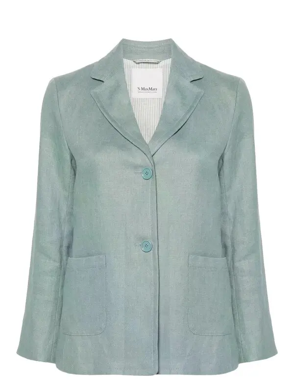 Max Mara Socrate Single-breasted Blazer - Blue
