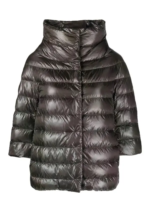 Herno Funnel-neck Padded Jacket - Grey