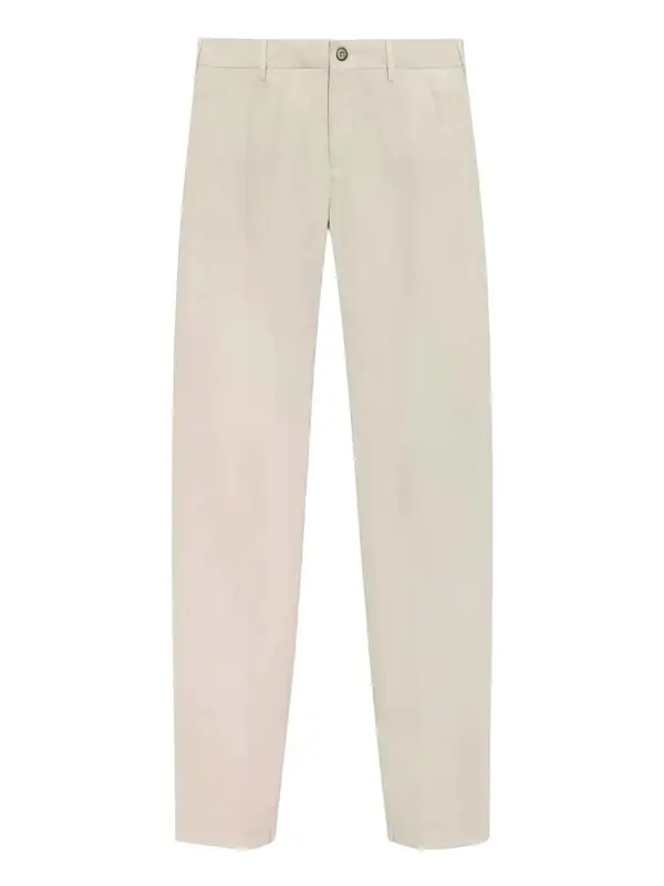 Eleventy Button-fastening Trousers - Neutrals