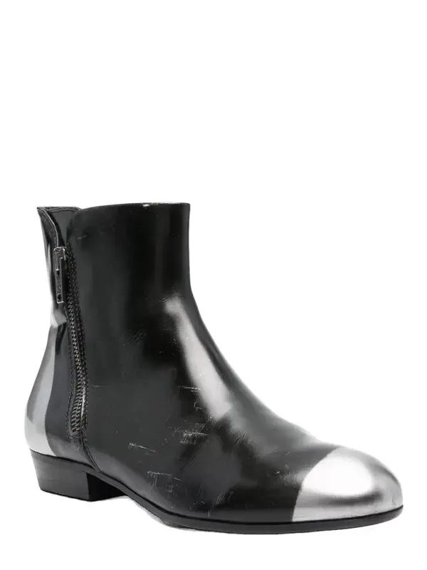 PANTANETTI Two-tone Boots - Black