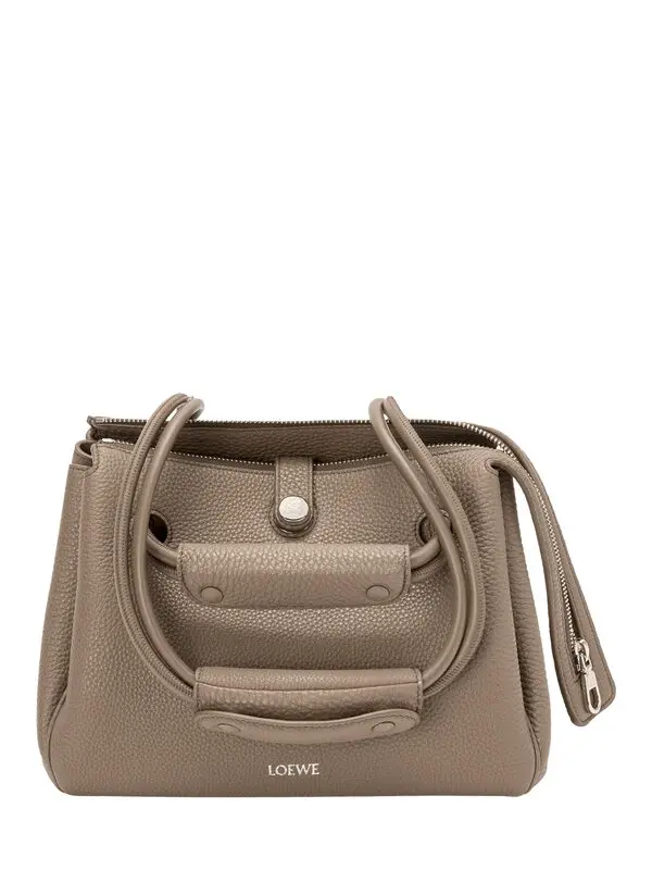 Loewe Small Grained Leather Shoulder Bag - Brown