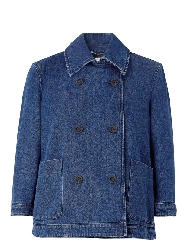 Altuzarra Hayden Double-breasted Denim Jacket - Blue