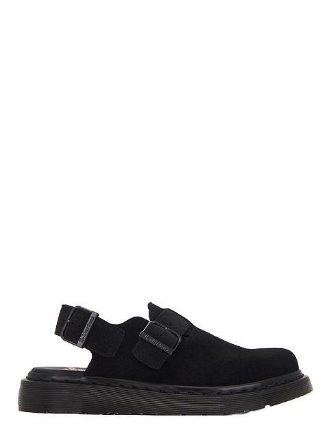 Dr. Martens Jorge Suede Slip-on With Buckle - Black