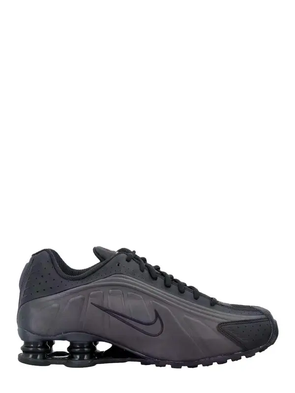 Nike Shox R4 Sneakers With Perforated Detailing - Black