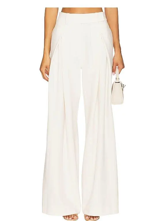 FAVORITE DAUGHTER Pleats For Days Trouser - Ivory