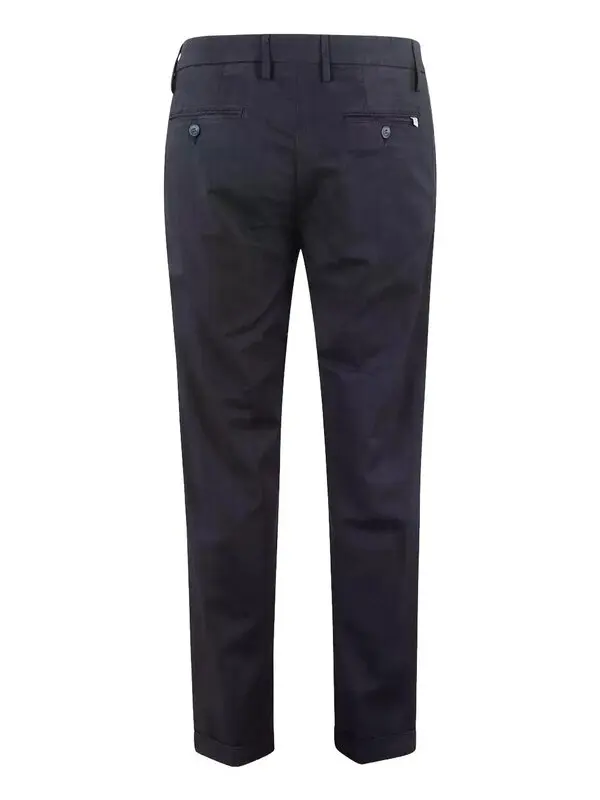 RE-HASH Cotton Straight-leg Trousers - Blue