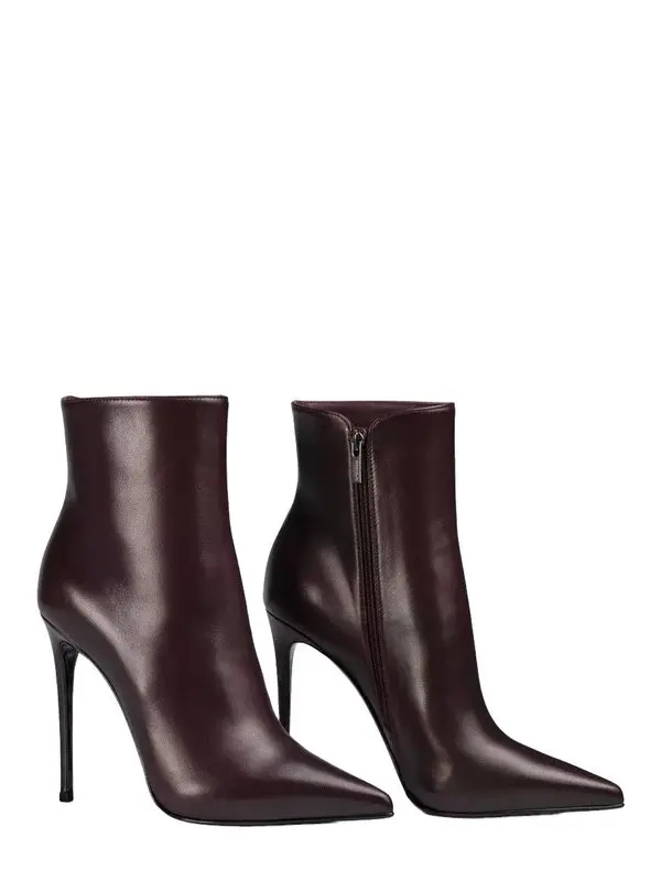 LE SILLA 120mm Ankle Boots - Brown