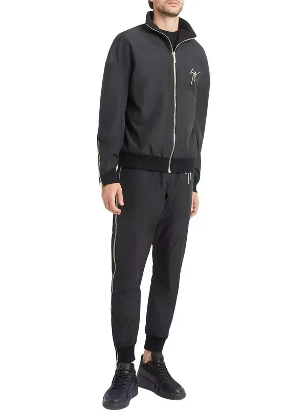 GIUSEPPE ZANOTTI Logo-print Track Pants - Black