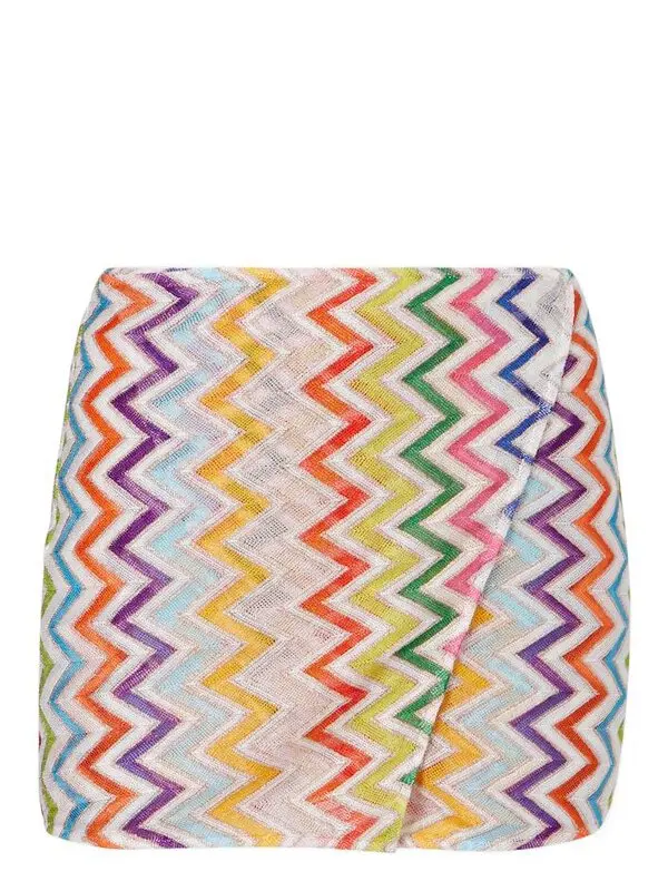 Missoni Zigzag Lame Skort - Multicoloured
