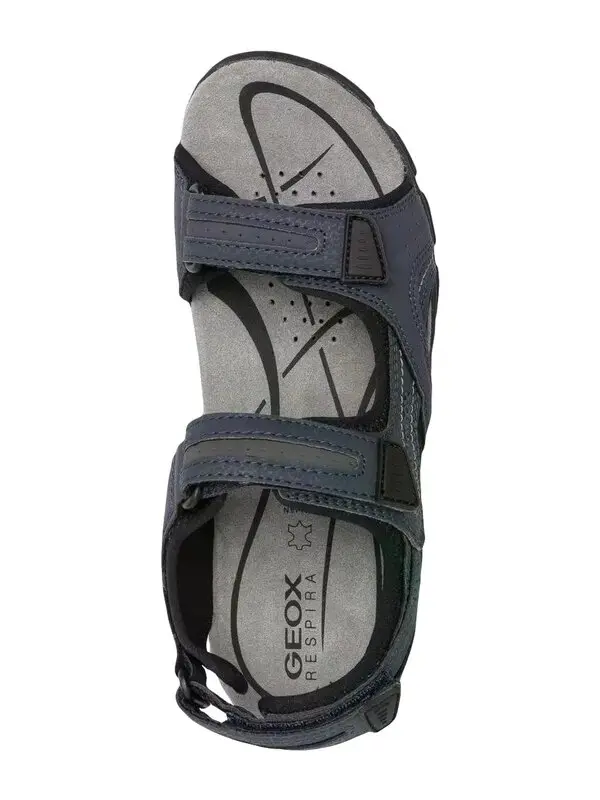 Geox Embossed-logo Sandals - Blue