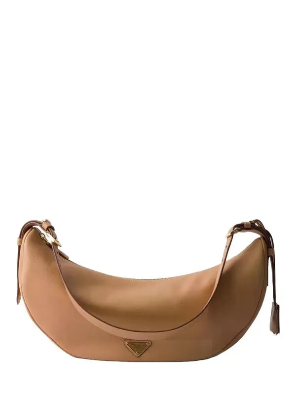 Prada Demi-lune Shoulder Bag - Neutrals