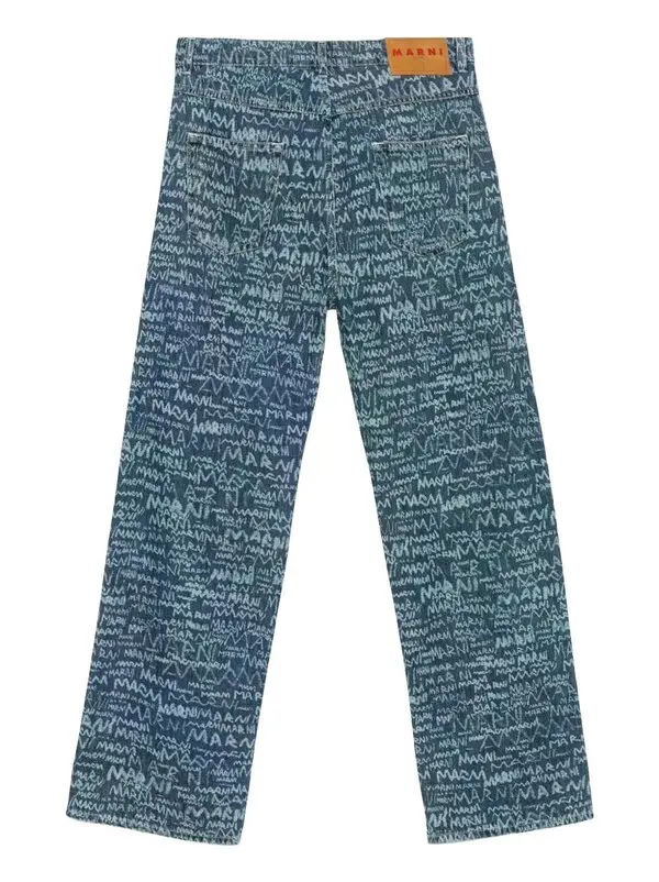Marni Lasered Jeans - Blue