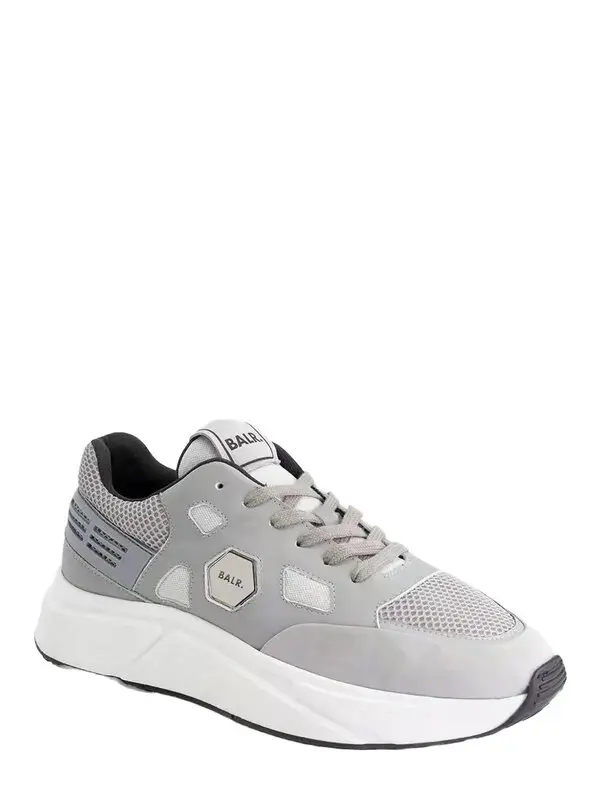 BALR. Luxe Panelled Sneakers - Grey