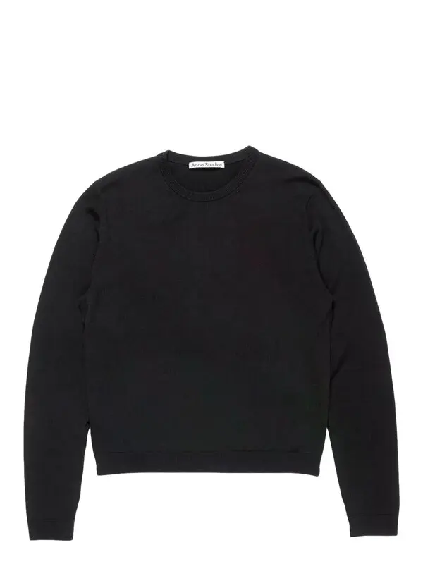 Acne Studios Long Sleeve Sweatshirt - Black